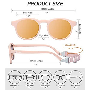 NACUWA Baby Sunglasses (Peach)