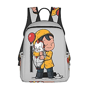 Business Unisex Durable Laptops Backpacks Work Cartoon Bookbags College School Computer Bag Gifts for Men/Women Girls
