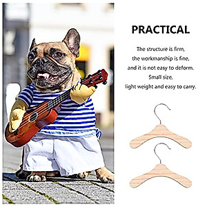 Dog Miniature Dollhouse Item Apparel Hangers- 10pcs Dog Puppy Cat Clothes Clothes Hangers No Slip Hangers for Small and Middle Dog Hanger Clothing Clothes Hanger (14x14cm)