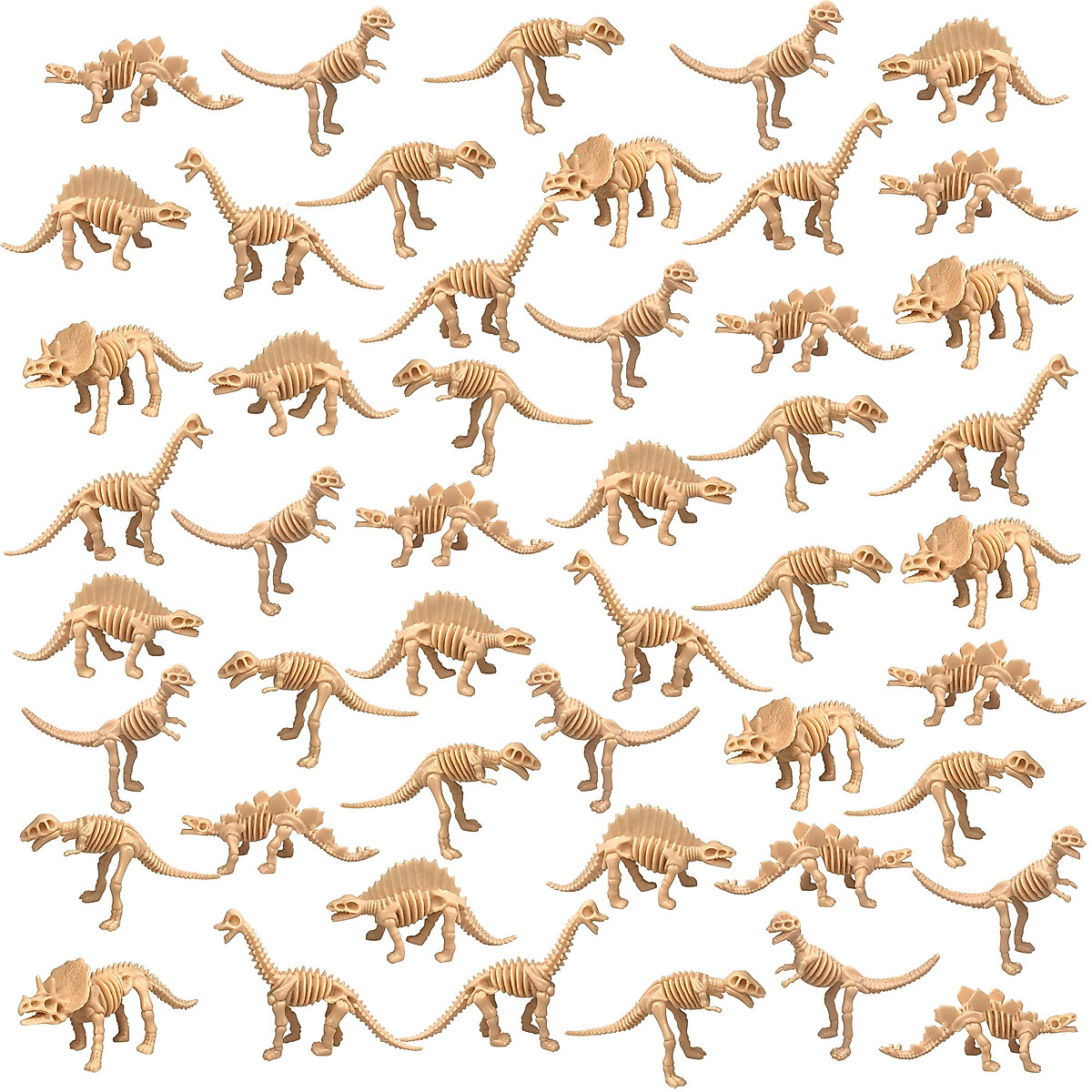 PPXMEEUDC 48PCS Dinosaur Fossil Skeleton Dinosaur Skeleton Toys Dino Sand Dig Party Favor Decorations