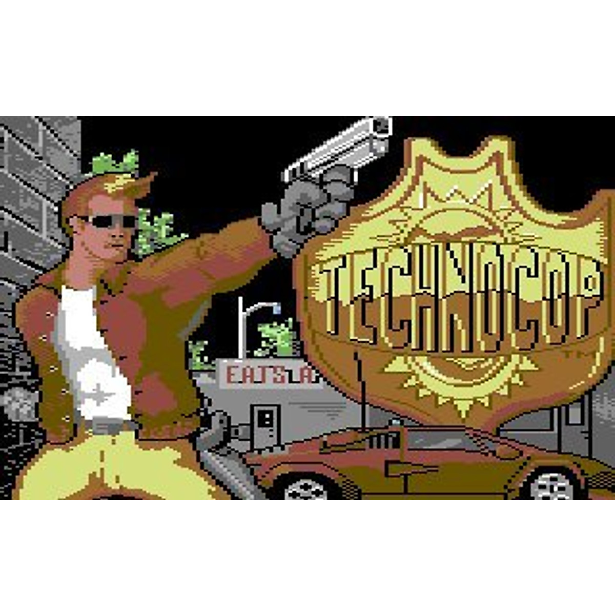 Techno Cop (1988) by U.S. Gold for Commodore 64/128 - For Commodore 1541 Floppy Disk Drive (and compatible)