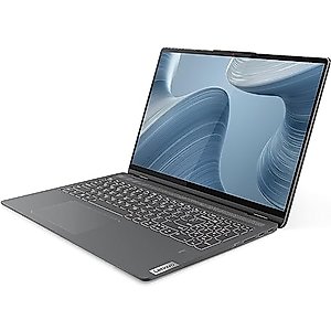 Lenovo 2023 Newest IdeaPad Flex 5 2-in-1 Laptop, 16" 2.5K Touchscreen, Intel Core i7-1255U (10 cores), 16GB RAM, 512GB SSD SSD, Intel Iris Xe Graphics, Wi-Fi 6, Backlit Keyboard, Windows 11 Home