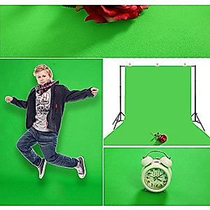 LYLYCTY Background 5x7ft Non-Woven Fabric Solid Color Green Screen Photo Backdrop Studio Photography Props LY063