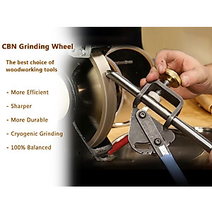 Bundle of 3/16 inch Diamond Parting Tool and 8 inch 600 Grit CBN Grinding Wheel