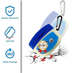 6in1 Cute Vaselin for AirPods 3 Case Cover Silicone Protective Accessories Set Kit for AirPods 3rd Generation Charging Case(2021), Cartoon 3D Funny Character Design for AirPods 3 Case Vaselin