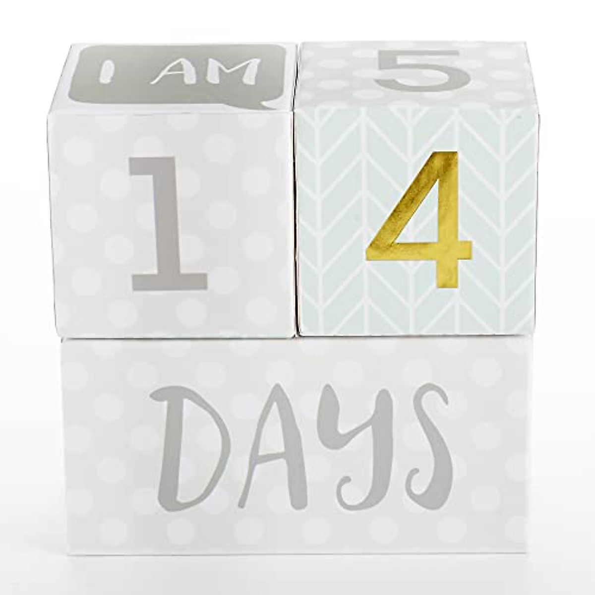 GiftsForYouNow My First Milestone Baby Age Blocks