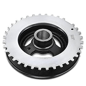A-Premium Engine Harmonic Balancer Compatible with Ford Escape 2009-2012, Fusion 2010-2012 & Lincoln MKZ 2011-2012 & Mazda Tribute 2009-2011 & Mercury Mariner 2009-2011, Milan, Replace# 9E5Z6312A