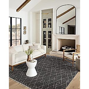 Loloi II Vance Collection VAN-11 Charcoal / Dove, Traditional 7'-10" x 10' Area Rug