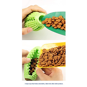 Happy Petz Dog Toy for Aggressive Chewers - Puppy Teething Toys with Suction Cup, Dog Puzzle Treat Food Interactive Ball, Teeth Cleaning Toy Accessories for Small Large Dogs