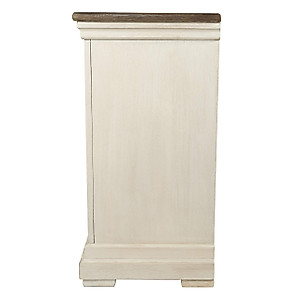 Signature Design by Ashley Bolanburg French Country Dining Room Server, Two-tone White & Brown
