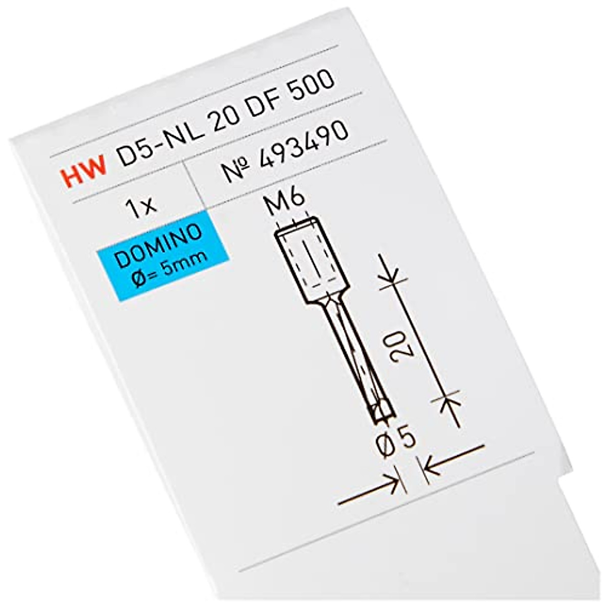 Festool 493490 Domino Cutter, 5mm