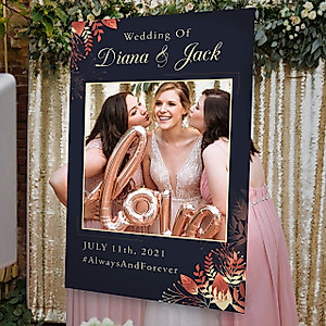 BannerBuzz Custom and Standard Selfie Frames, 890 GSM 5mm Non-Reflective Corflute Material, 600 DPI Direct UV Printing on Substrate, for Parties Photo Booth Events (Design 04, 36"x48")