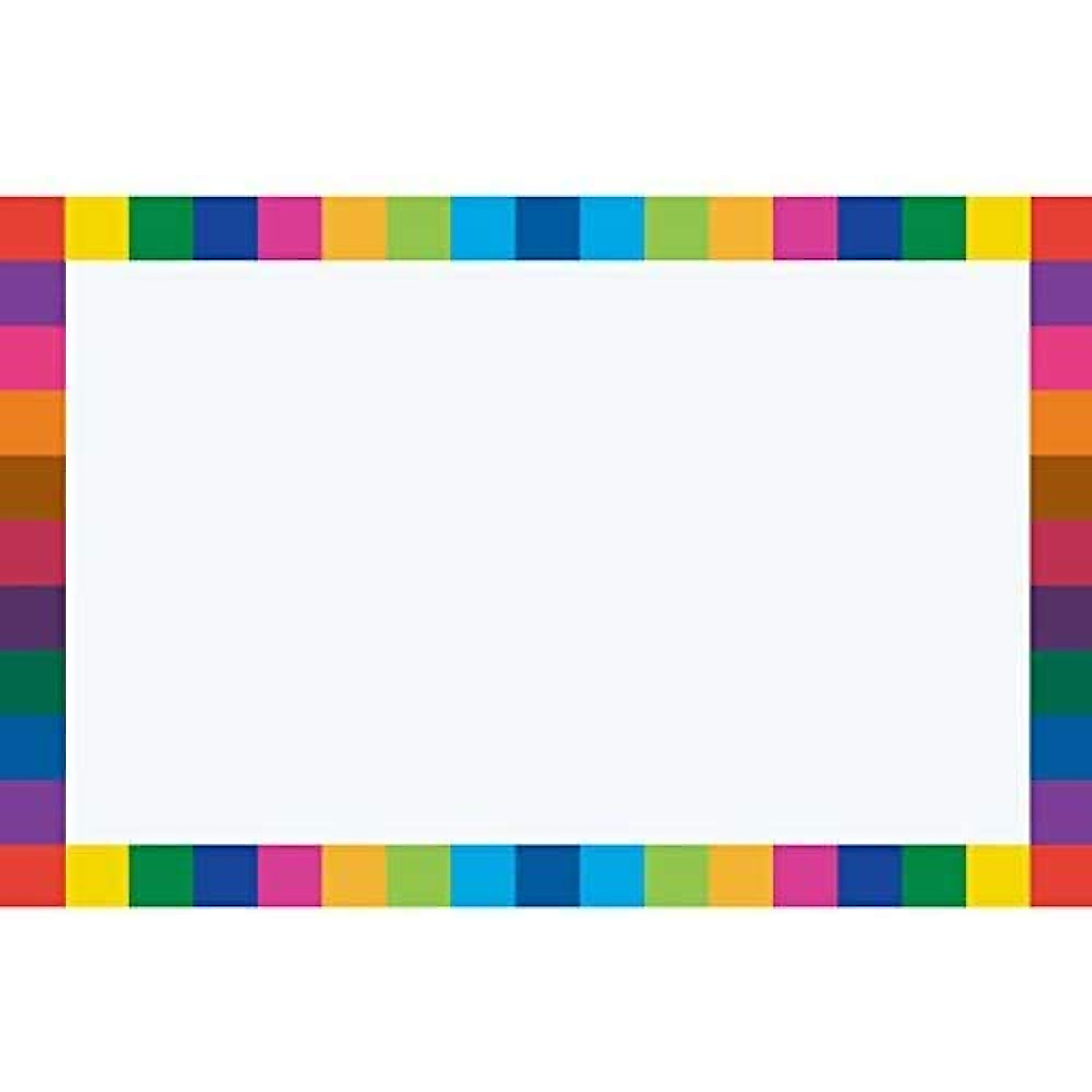 Really Good Stuff-164304 Riverside Name Labels Durable Book and Binder Holders, 5¼" by 12½" by 7½" (Set of 12) - Ideal for Narrow or Vertical Storage Needs Like Magazines, Books, Folders - Color-Code