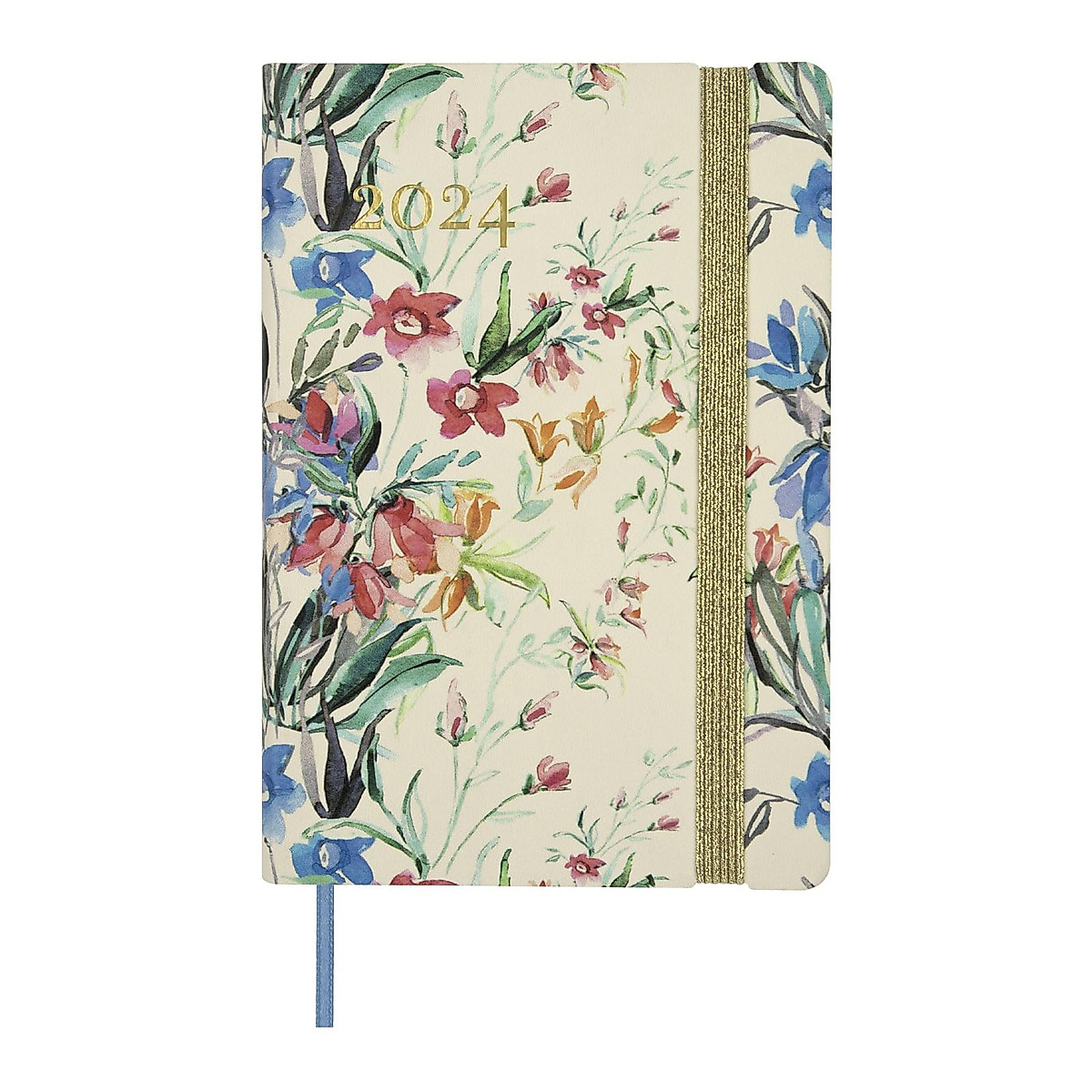 Finocam - Planner 2024 Flexi Joy 1 Day Page January 2024 - December 2024 (12 Months) Bloom Catalan