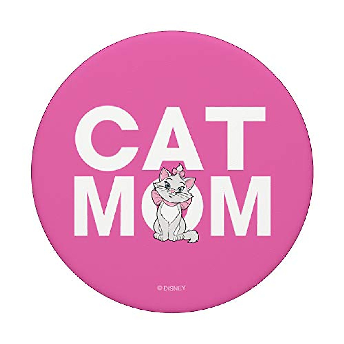 Disney The Aristocats Marie Cat Mom Hot Pink PopSockets PopGrip: Swappable Grip for Phones & Tablets