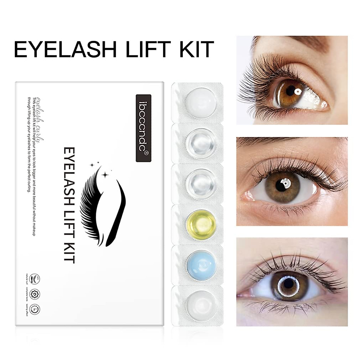 SHEEYOON Eyelash Lift Kit, Premium Lash Perm kit with Complete Tools, Natural Curly Long Lasting Eyelash Curling for Home & Salon