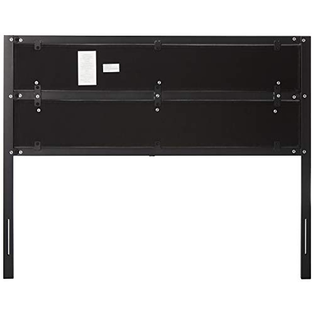 Zinus Jessica Modern Studio Upholstered Metal Headboard, Queen