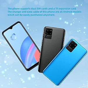 aderroo Unlocked Phone, HOT12Play 6.52-inch Screen，Supports The Dual SIM Card Frequency Band of 3GWCDMA : 850/2100MHZ，Unlocked Cell Phone，1G RAM 8G ROM，Android Smartphone(Black