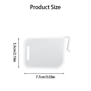 Fridge Drawer Divider,Clear Refrigerator Organizer Bins Partition,Storage Baskets Space Allocator,Portable Drawer Separators Board,Plastic Storage Container Bottle Can Divider Combination(8Pcs)