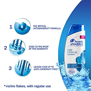 Head & Shoulders Deep Moisture Shampoo 12.8 fl oz, pack of 1