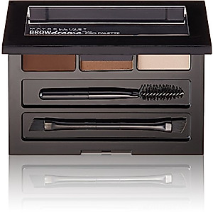 Maybelline Brow Drama Pro Eyebrow Palette, Auburn, 0.1 oz.