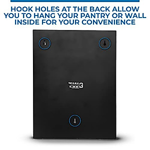 TWG Bamboo Ziplock Bag Organizer for Drawer, 6 in 1 Foil and Plastic Wrap Dispenser with Cutter, Compatible with Gallon, Quart, Sandwich and Snack Variety Size Bag