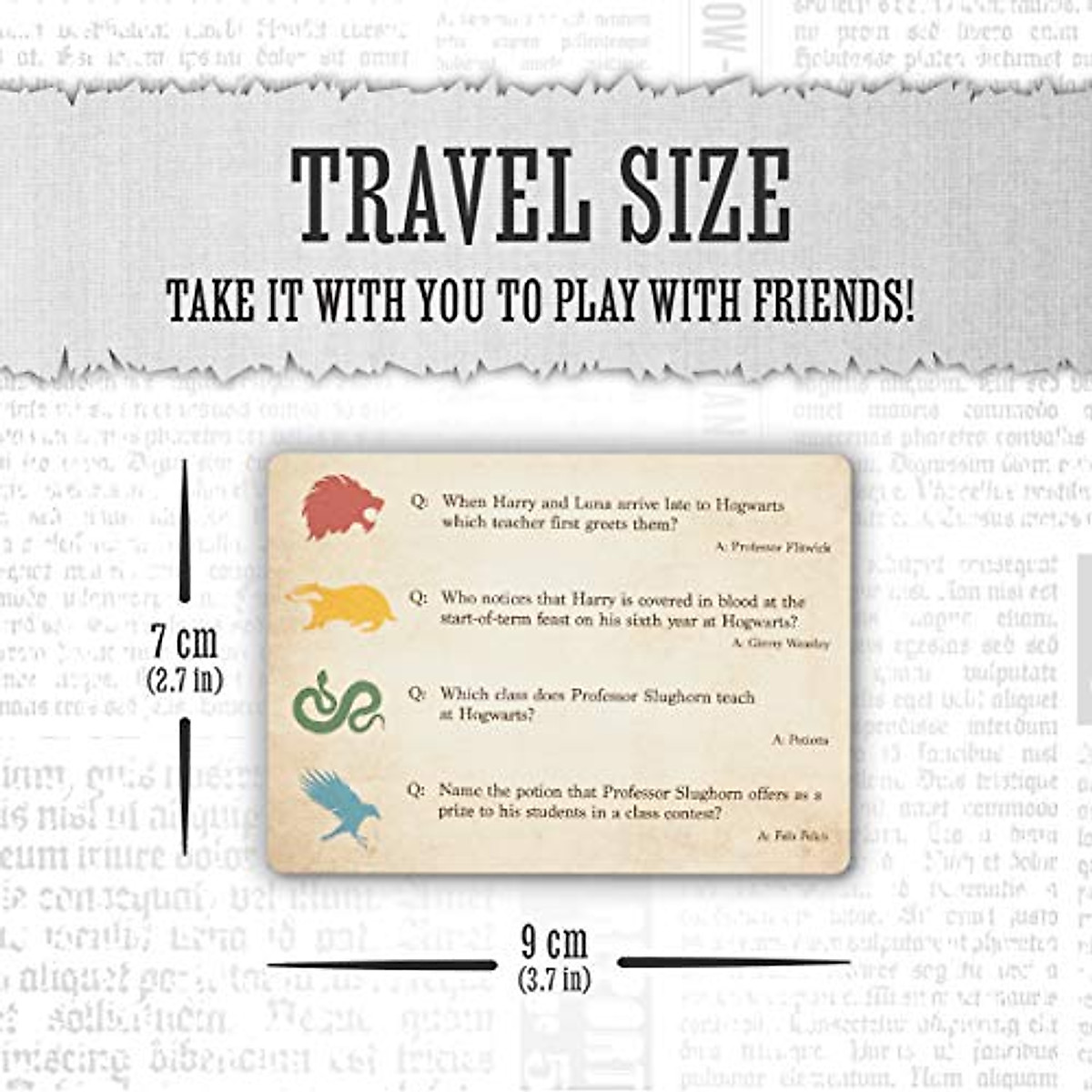 Paladone Hogwarts Trivia, 200 Harry Potter Questions, Officially Licensed, Black