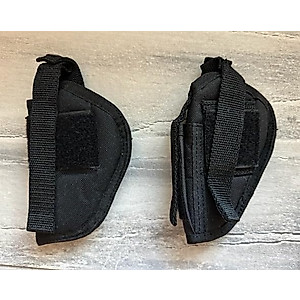 WYOMING HOLSTER LLC Gun Holster 1 Hip 1 Concealed Fits KEL-TEC P17 Ruger Security-9 9MM Luger 4" Barrel Taurus T22 Walter PPQ PK 380 CCP KAHR S9 P9 SAR 9 SAR T Taurus TX22 HC3