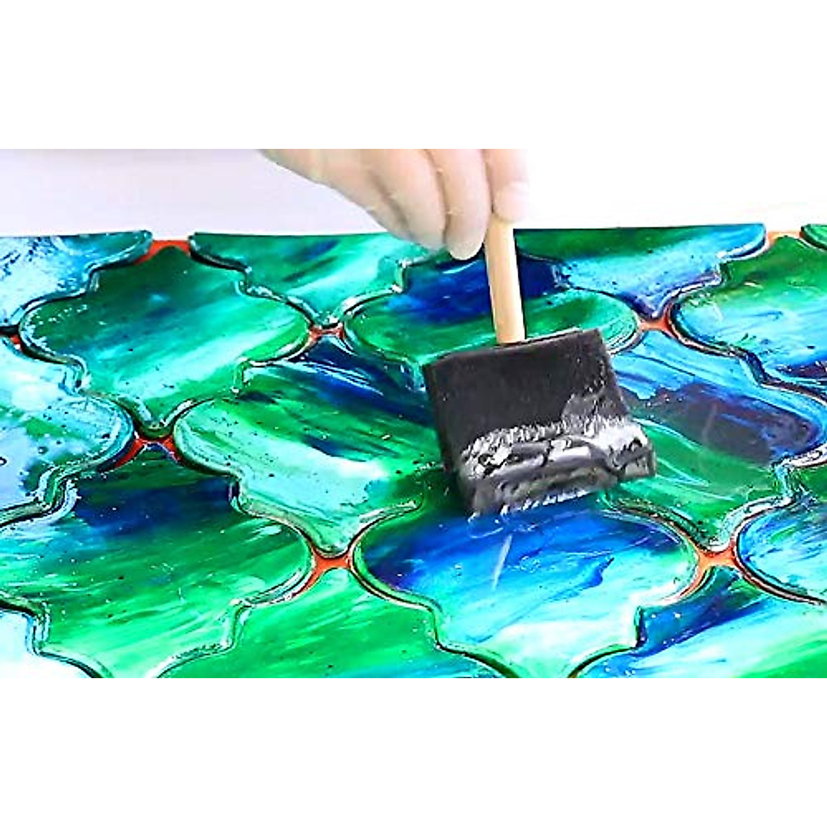 Unicorn SPiT 5770011 Gel Stain & Glaze, Navajo Jewel, 4 Ounce Bottle, 1 Count (Pack of 1), Blue