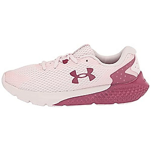 Under Armour Women's Charged Rogue 3 Running Shoe, Pink Note (600)/Wildflower, 8.5