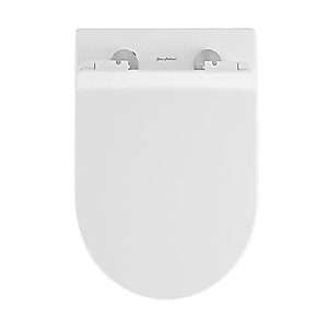 St. Tropez Back to Wall Concealed Tank Toilet Bowl Bundle in Glossy White