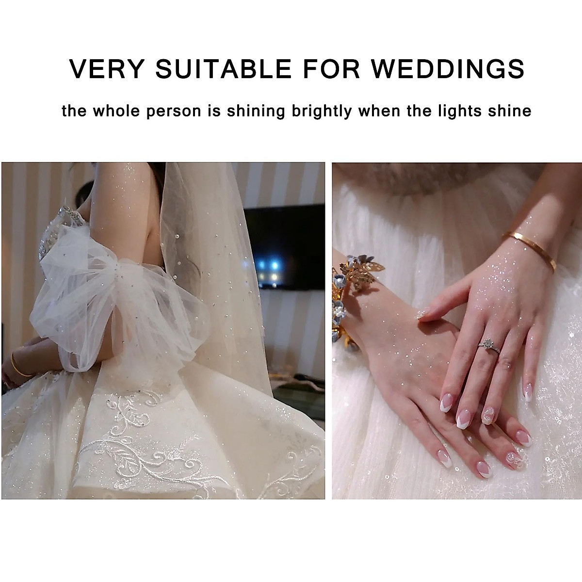 Highlight Glitter Powder Ball,White Shimmer Highlighter Makeup Powder Puff,Comfortable and Cute Plush Long-Lasting Body Shine for Various Occasions