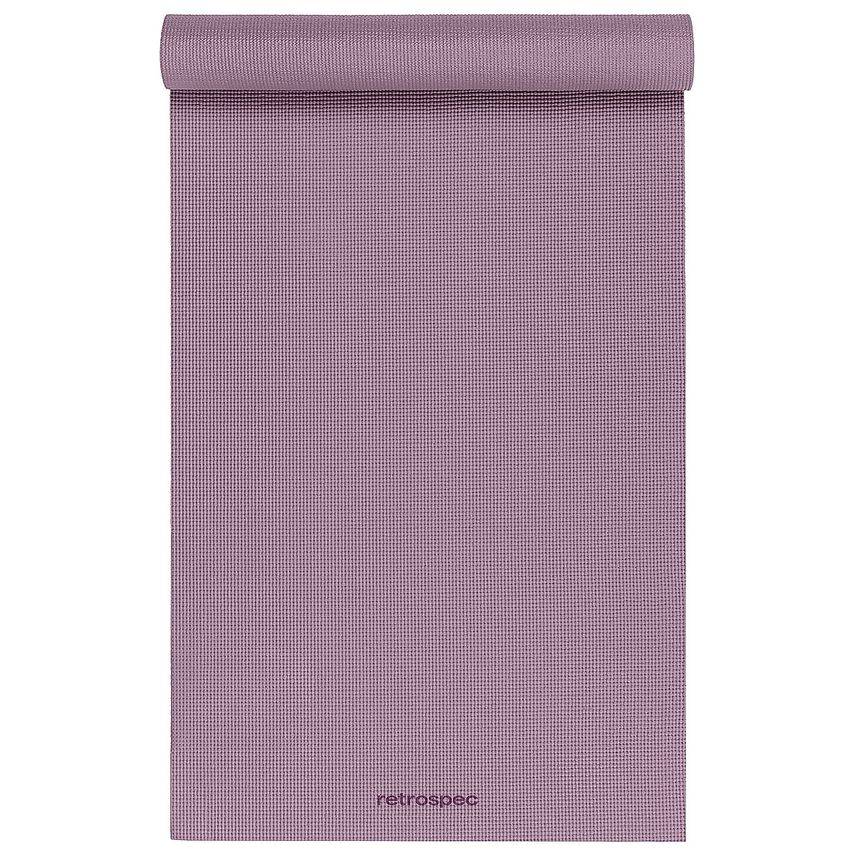 Retrospec Pismo Yoga Mat for Men & Women - 72” x 24” x 5mm - Extra Long Non Slip Exercise Mat for Yoga, Pilates, Stretching, Floor & Home Workouts - Violet Haze