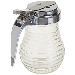 American Metalcraft 6 oz Beehive Syrup Dispenser Black