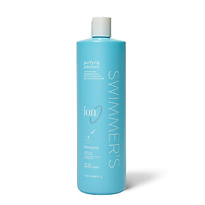ion Purifying Solutions Swimmer’s Shampoo, Protects Against Sun Damage and Swimmer’s Green, Great for All Hair Types, 33.8 oz.
