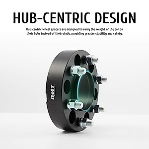 Orion Motor Tech 6x135 Wheel Spacers 1.5 inch 87.1mm Bore with M14x2.0 Studs Compatible with Ford F150 Ford Expedition Lincoln Navigator and More | 38mm Spacer Kit, Set of 4