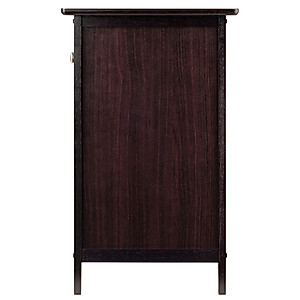 Winsome Eugene Accent Table, 18.9 inches, Espresso