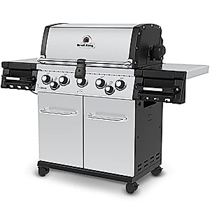 Broil King Regal S 590 Pro Natural Gas Grill - Premium 5-Burner Stainless Steel BBQ