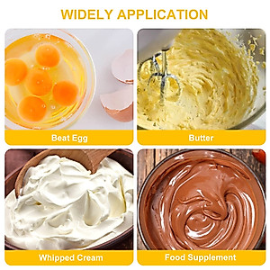 Egg Whisk,2 Pack Stainless Steel Home Kitchen Tool, Hand Easy Whisk Egg Beater Manual Mixer Blender for Whisking, Beating & Stirring (14 Inch and 10 Inch)