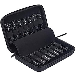 Pocket Knife Display Case with 14 Slots, Knife Case, Folding Knife Holder Organizer, Butterfly Knife Storage Carrier, Knives Collection Protector for Survival Tactical Outdoor EDC Mini Knife