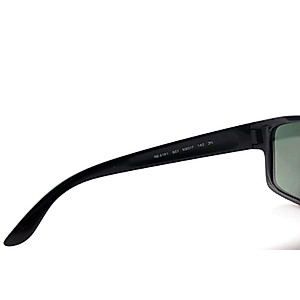 RB4151-601 Sunglasses Black w/Green Lens 59mm