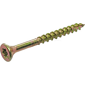 PRIMESOURCE 2GCS1 1LB 8X2 CONST Screw, 8 by 2", Gold