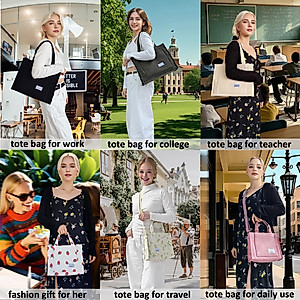 UERRUAM Corduroy Tote Bag for Women Work Crossbody Purse for Everyday,College,Travel,Lightweight Handbag Adjustable Strap,Small,Green