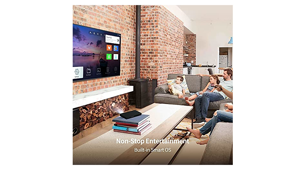 WEMAX Go Advanced Laser Portable Projector - 1080P, 600 ANSI Lumens