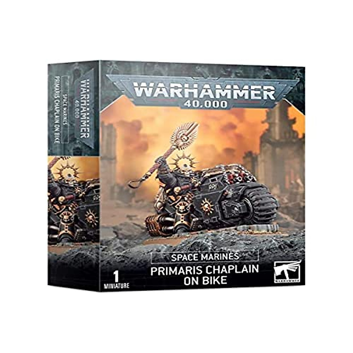 Games Workshop - Warhammer 40,000 - Space Marines Primaris Chaplain On Bike