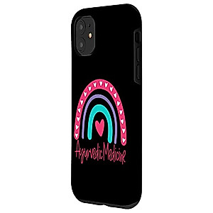 iPhone 11 Ayurvedic Medicine Boho Rainbow Case