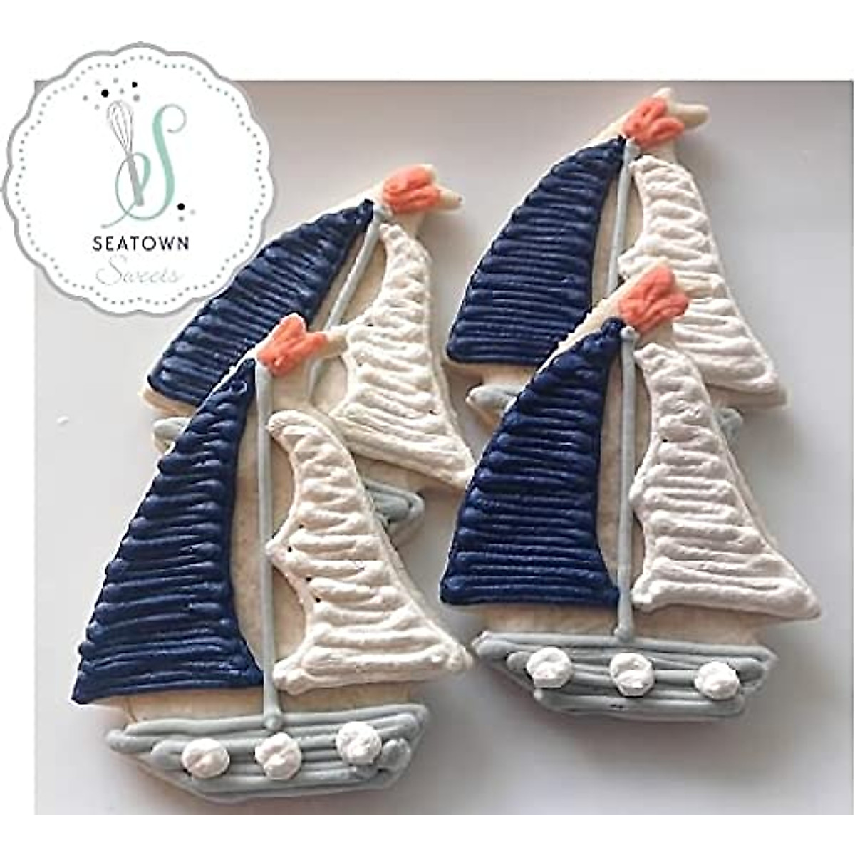 Sailboat 3.5 Inch Cookie Cutter from The Cookie Cutter Shop – Tin Plated Steel Cookie Cutter
