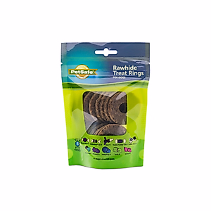 PetSafe Treat Rings for Busy Buddy Dog Toys - Easy to Digest - Interactive Toy Refills for Aggressive Chewers & Anxiety - 16 Rings - Size B - Original & Busy Buddy Jack Medium