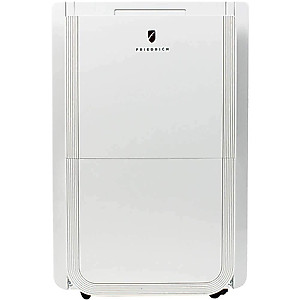 Friedrich Air Dehumidifier, 50 Pint Capacity, Built In Drain Pump, Precise Humidity Control