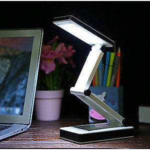 [New Version] TOMOL Super Bright COB LED Portable Desk Lamp Travel Lamp :Foldable, Touch Sensitive Control, 3 Adjustable Brightness Levels, Battery and USB Powered